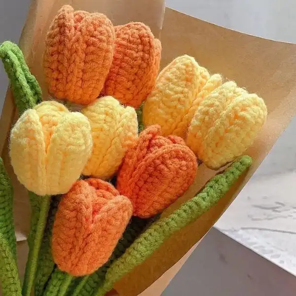 45 Free Flower Bouquet Crochet Patterns For Elegant Floral Arrangements ...
