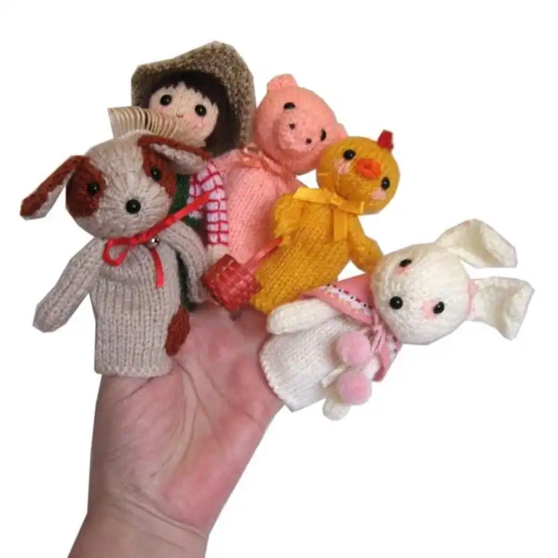 50 Crochet Patterns Finger Puppets For Imaginative Play And ...