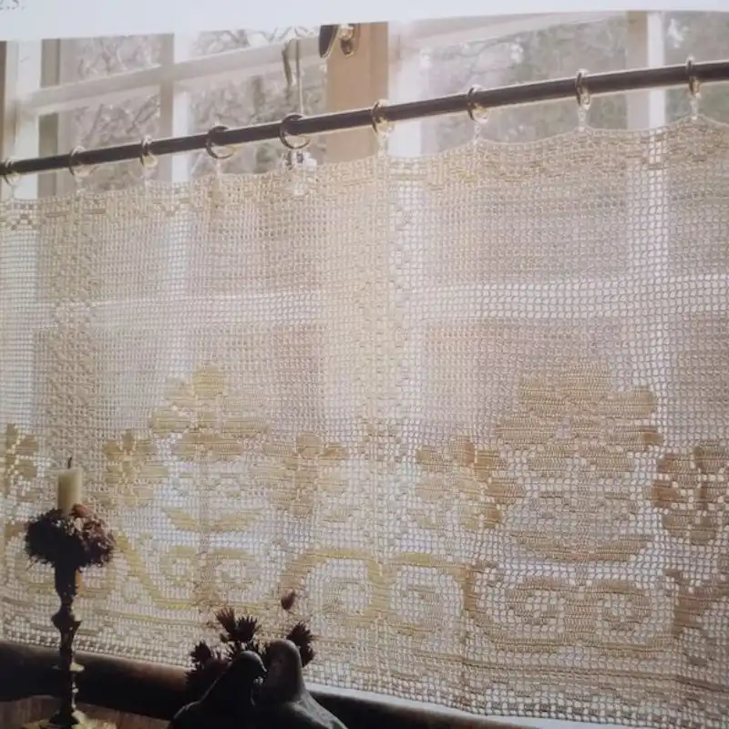 Crochet Patterns For Curtains And Window In Living Spaces