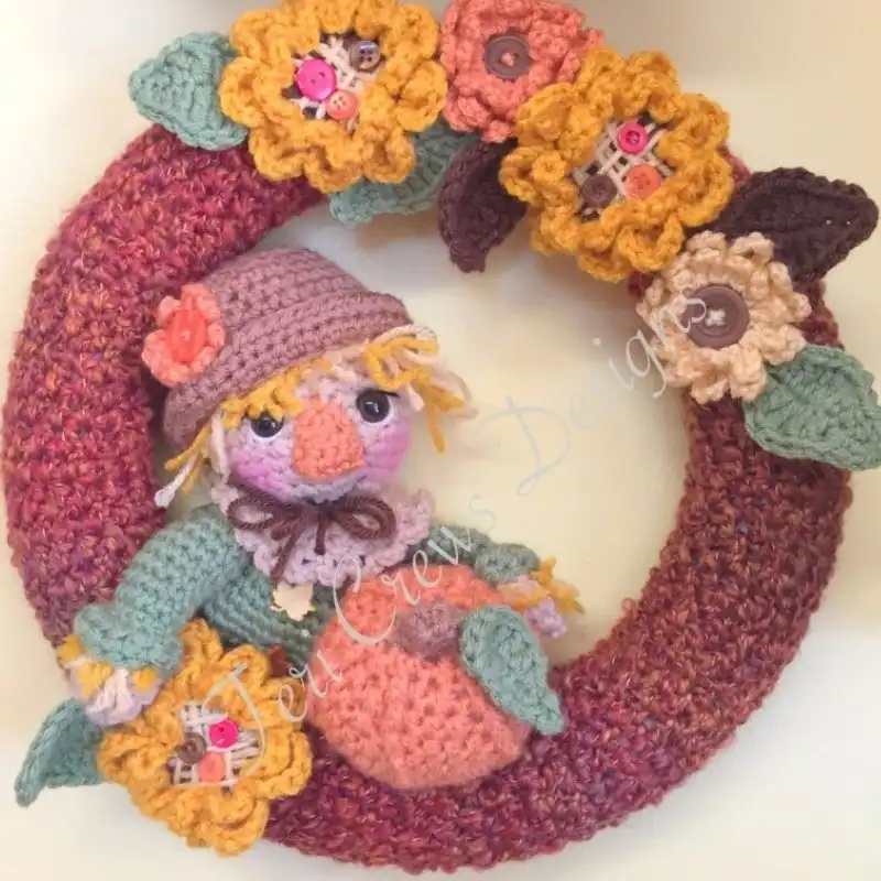 40 Crochet Seasonal Wreath Patterns To Welcome Each Season With Style ...