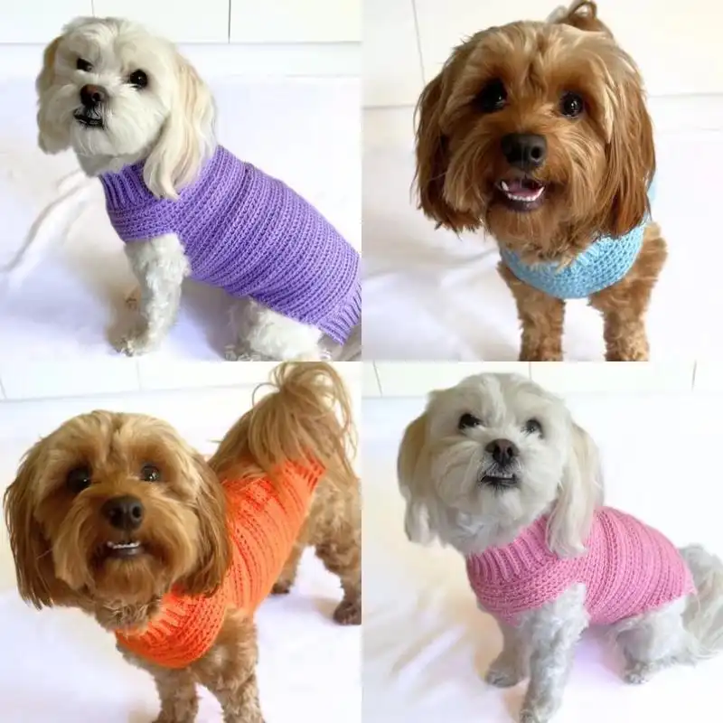 45 Crochet Dog Sweaters And Coats Patterns For Fashionable Pets - Craft ...