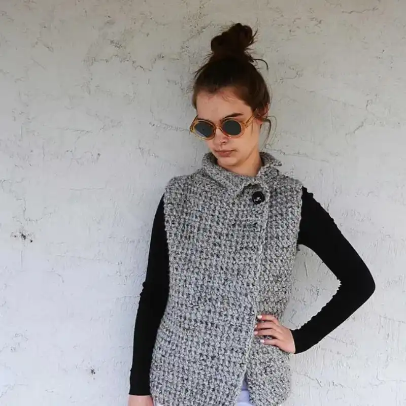 55 Crochet Vest Patterns For Your Wardrobe From Classic To Modern ...