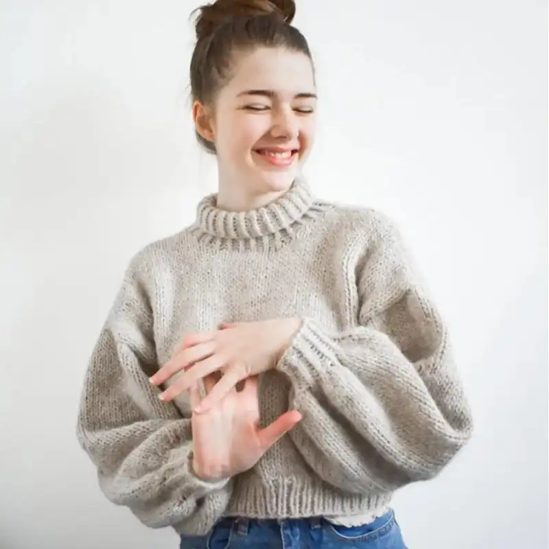68 Free Chunky Cropped Sweater Knitting Patterns For The Fashionable ...