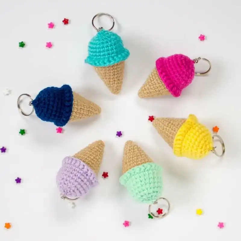 90 Crochet Keychains And Charms Patterns For Personalized Style - Craft ...